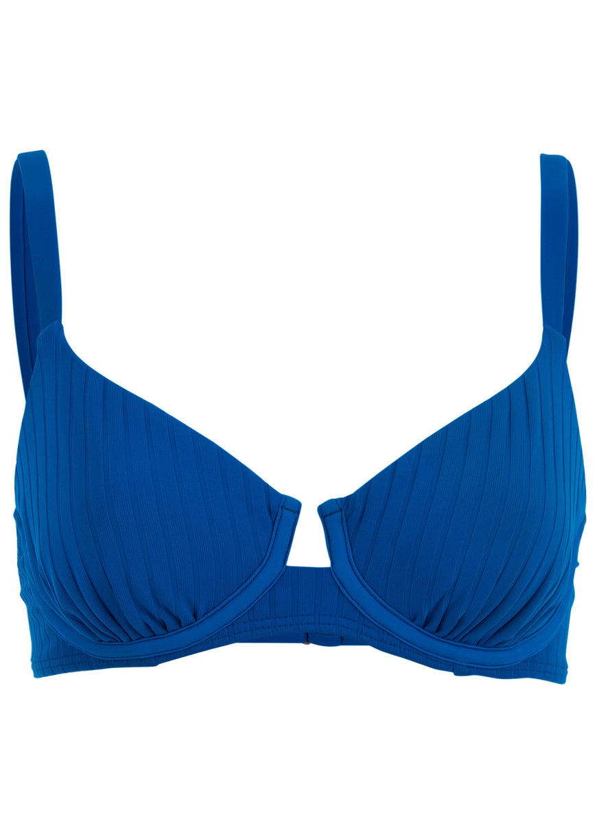 Superrib Underwire Top - Blue – VENUS
