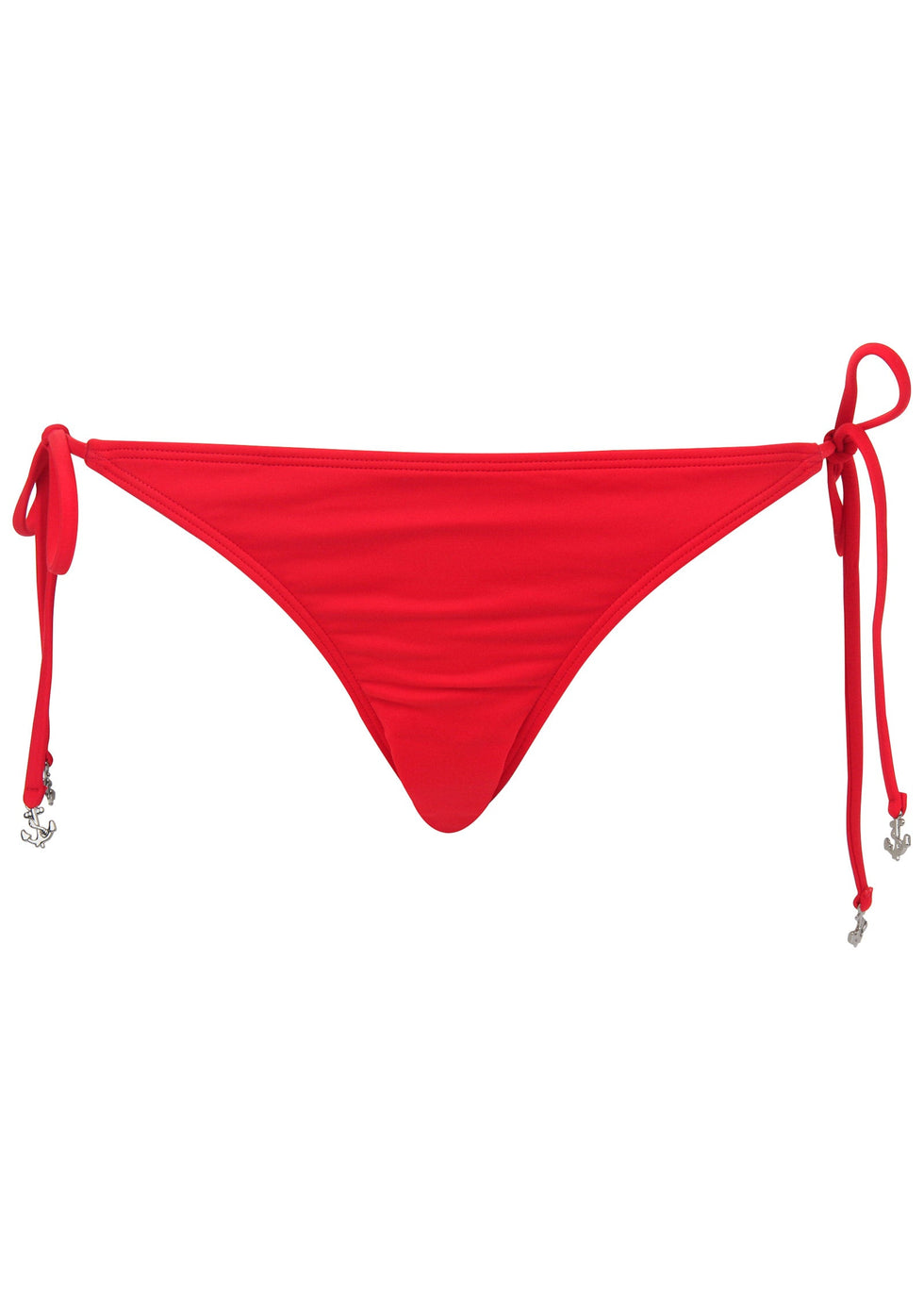 Anchor Trim Miami Tie Side Moderate Bottom - Red – Venus Fashion