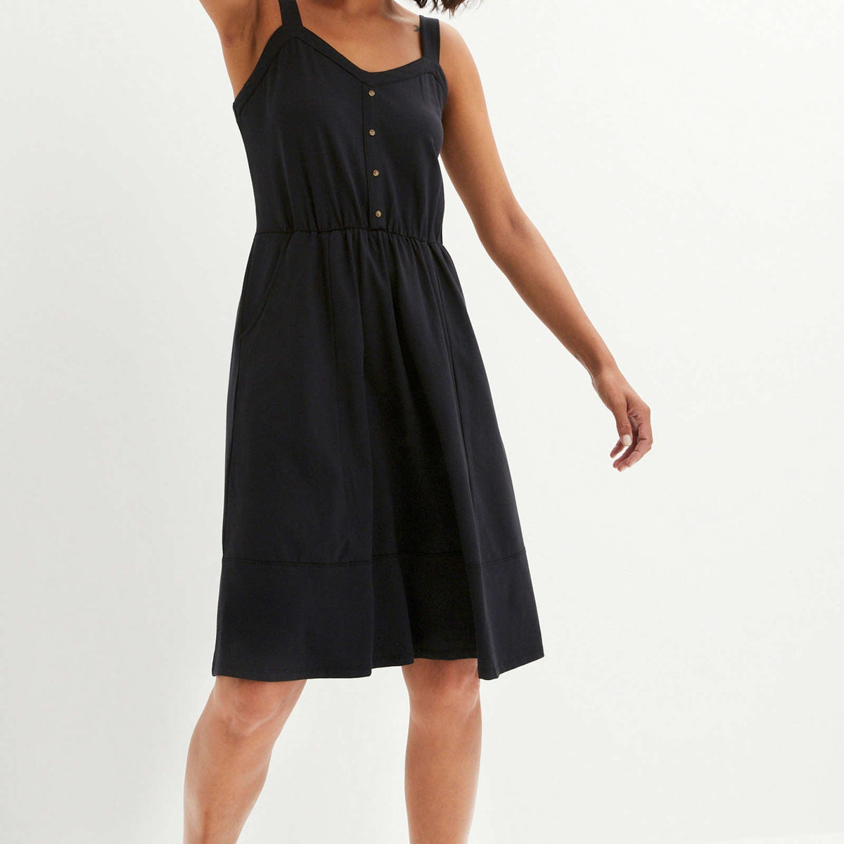 Jersey Sun Dress - Black – VENUS