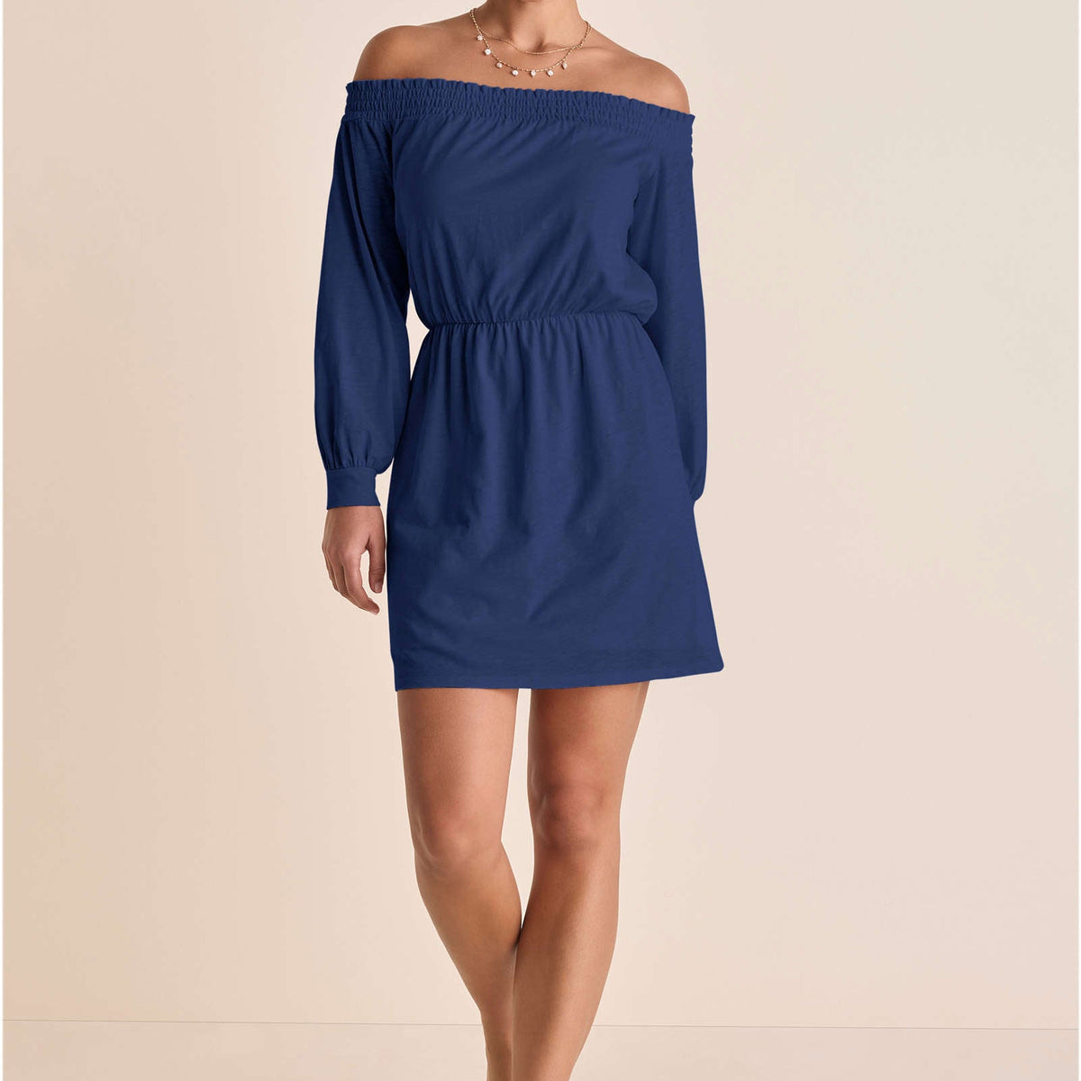 Off-The-Shoulder Mini - Bellweather Blue – VENUS
